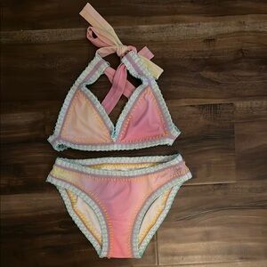 Pilyq | Swim | Pilyq Kids Swim Bikini In Cotton Candy | Poshmark